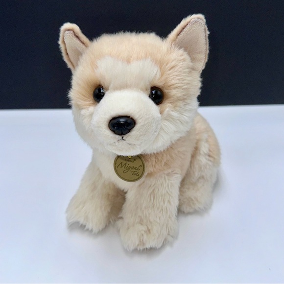 Aurora | Toys | Aurora Miyoni Tots Akita Puppy Plush 9 Tan Cream ...